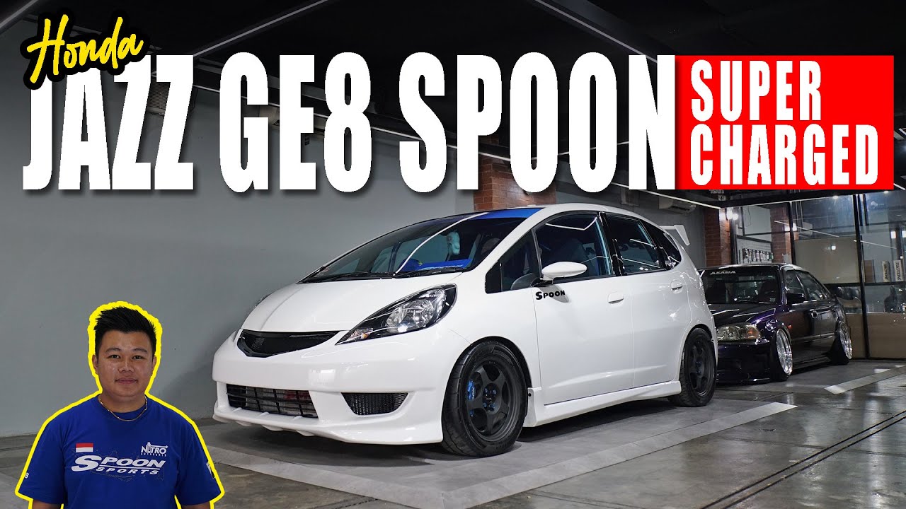 HONDA JAZZ GE8 SPOON SUPERCHARGED! | WARISAN - YouTube
