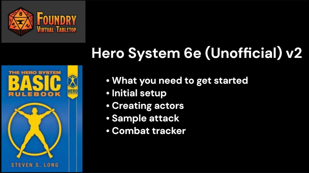 Hero System 6e (Unofficial) v2 - Introduction - YouTube
