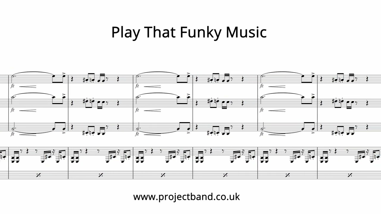 Play That Funky Music Sheet Music