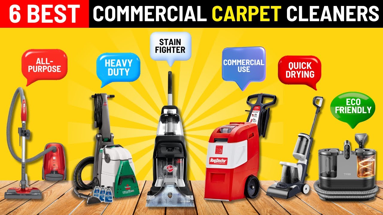 The 6 Best Commercial Carpet Cleaners of 2024 - YouTube