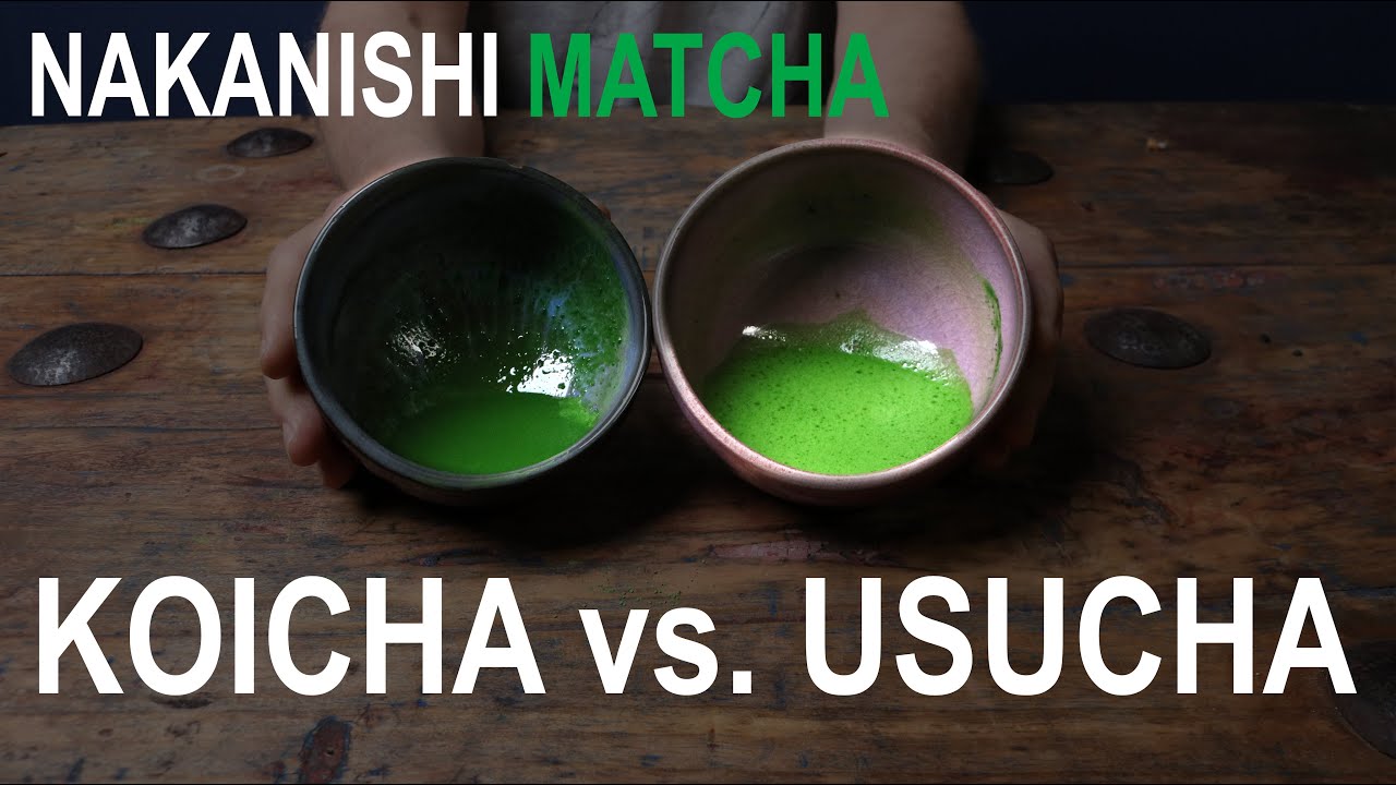 Premium Bio-Matcha von NAKANISHI: Koicha vs. Usucha – Erklärung und ...