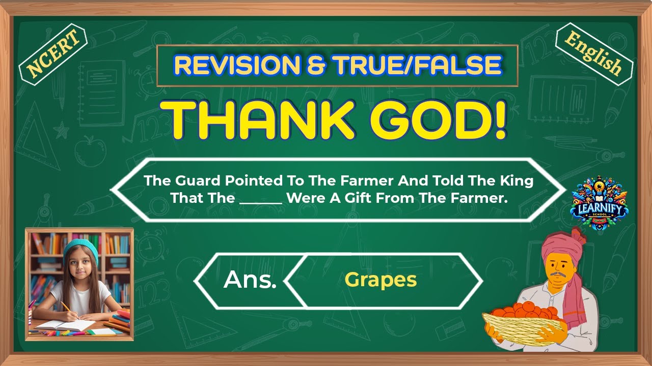 Thank God Class 3 | Question Answer | Chapter 8 | NCERT Santoor ...