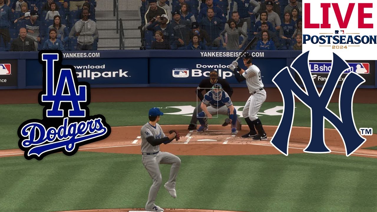🔴LIVE MLB🔴Los Angeles Dodgers VS New York Yankees / October/ Mlb Post Season/MLB THE SHOW 2024 ...