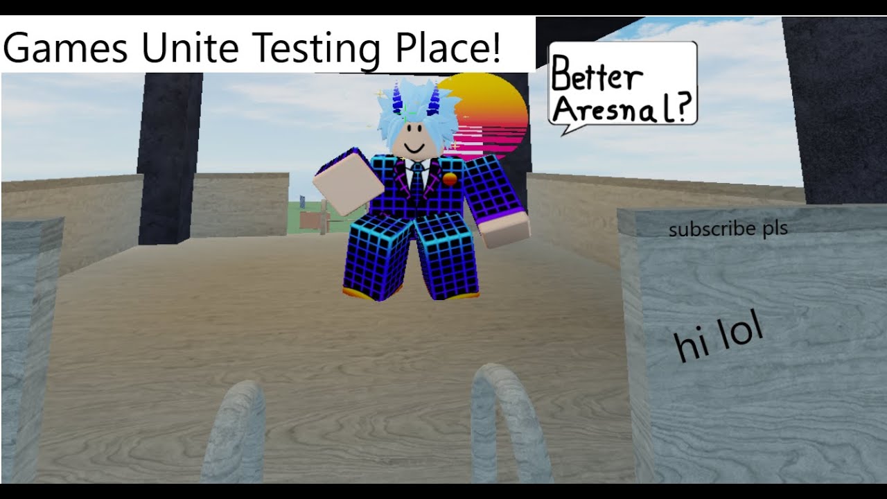 Playing Games Unite Testing Place - YouTube