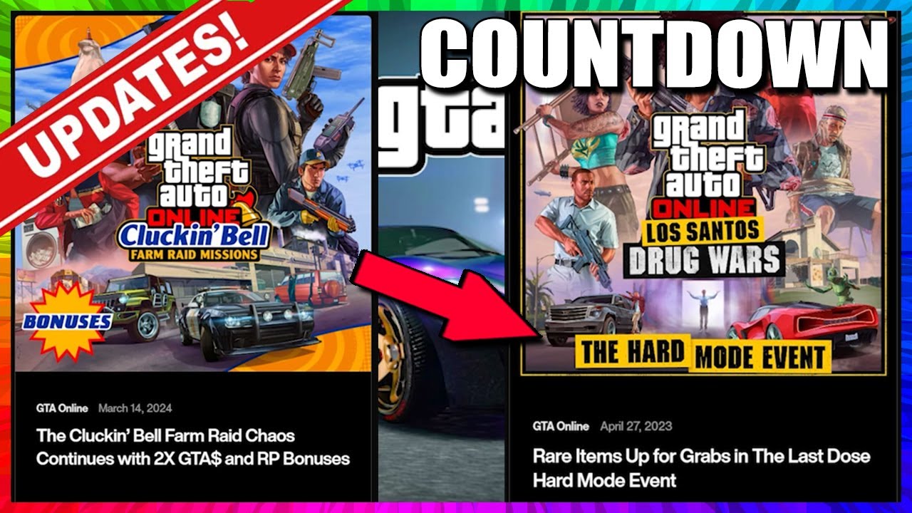 Weekly Updates 24 Hours Countdown - Cluckin Bell HARD MODE Event? | GTA ...