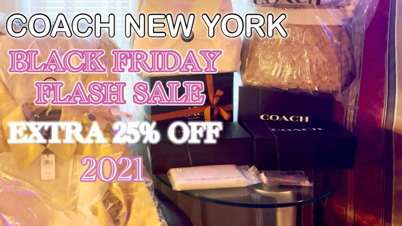 COACH NEW YORK BLACK FRIDAY FLASH SALE| MASSIVE HAUL COACH NEW YORK ...