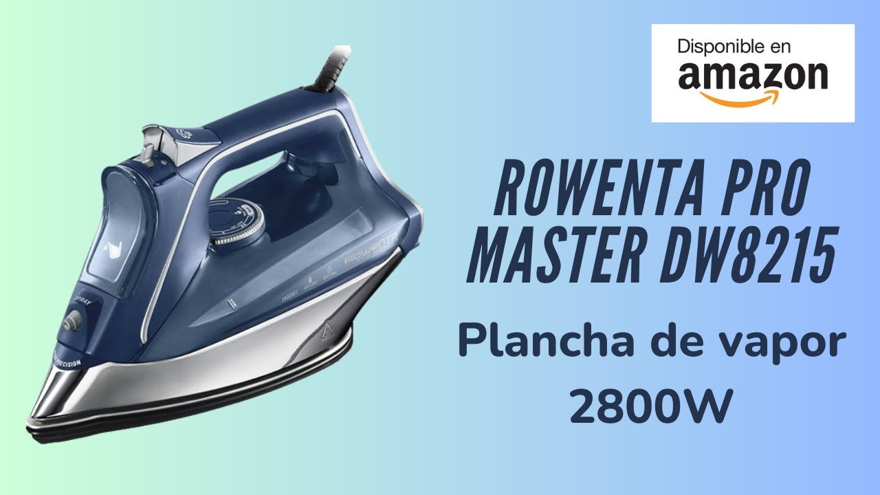 Rowenta Pro Master DW8215 - Plancha de vapor 2800W - YouTube
