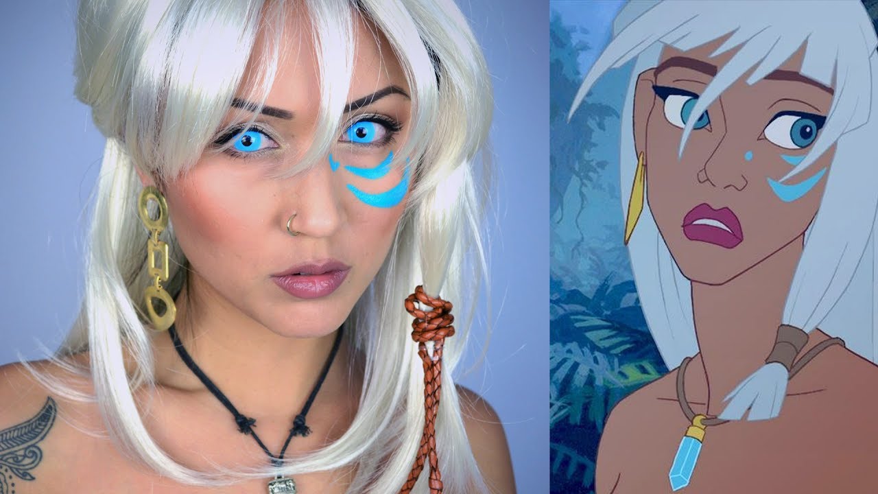 HALLOWEEN MAKE UP TUTORIAL KIDA DISNEY PRINSES - Sheling - YouTube