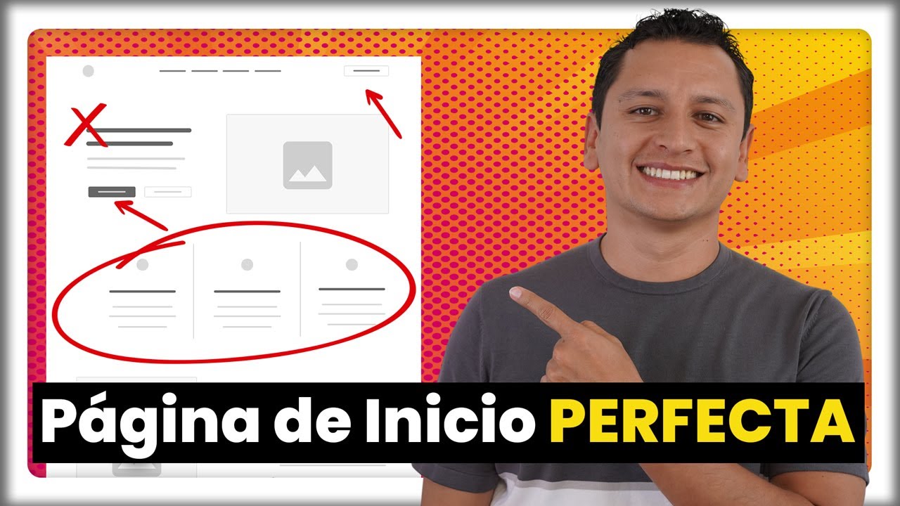 Cómo Diseñar la Página Web de Inicio PERFECTA - YouTube