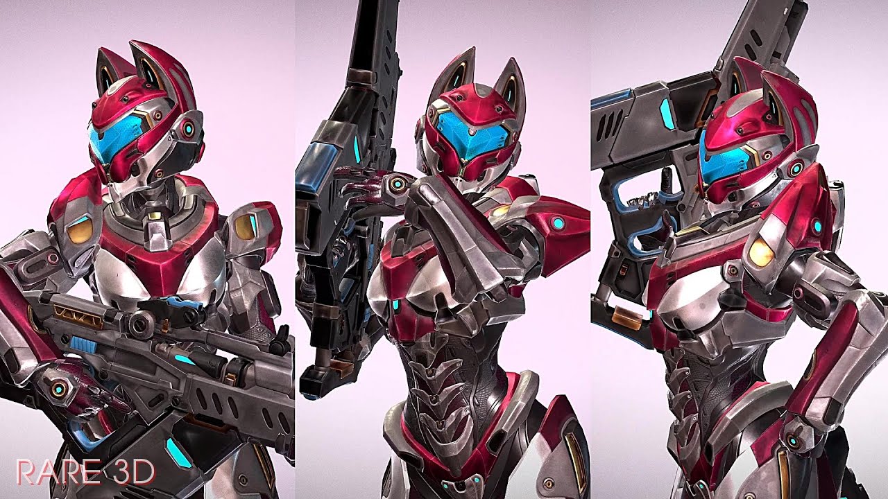 Yui - Spec Ops Cat 3D Model - YouTube