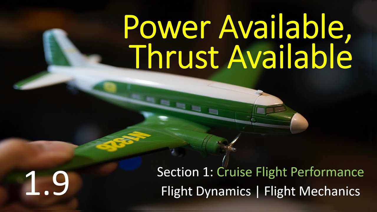 S1 V9 Power Available Power required | Thrust available thrust required ...