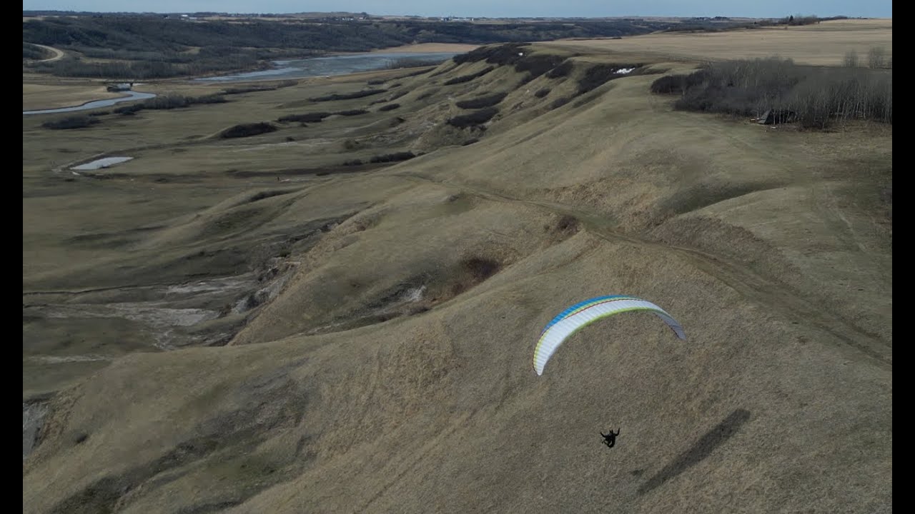 Paraglider Soaring with 4K Drone - YouTube