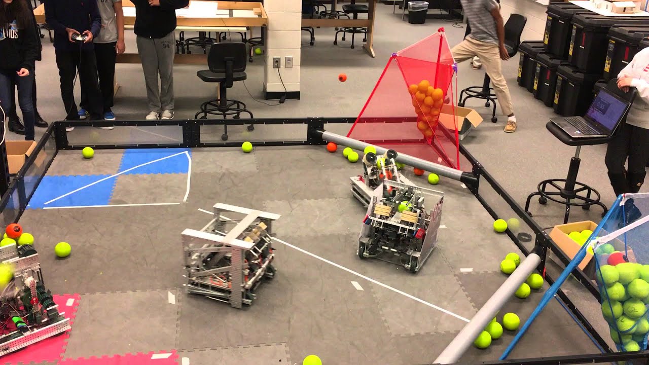 GSMST VEX scrimmage 2 - YouTube