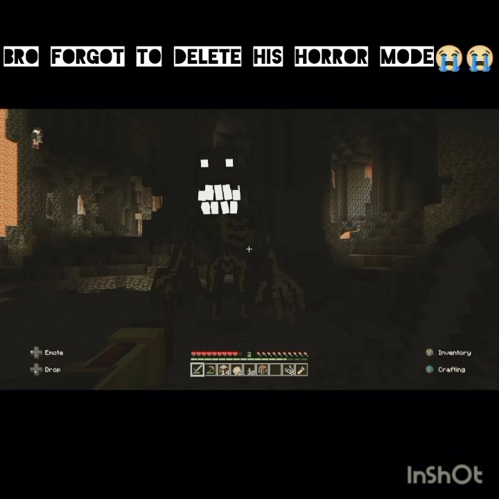 bro forgot to delete his horror mode😭#minecrwft #skibiditoilet #skibidi ...