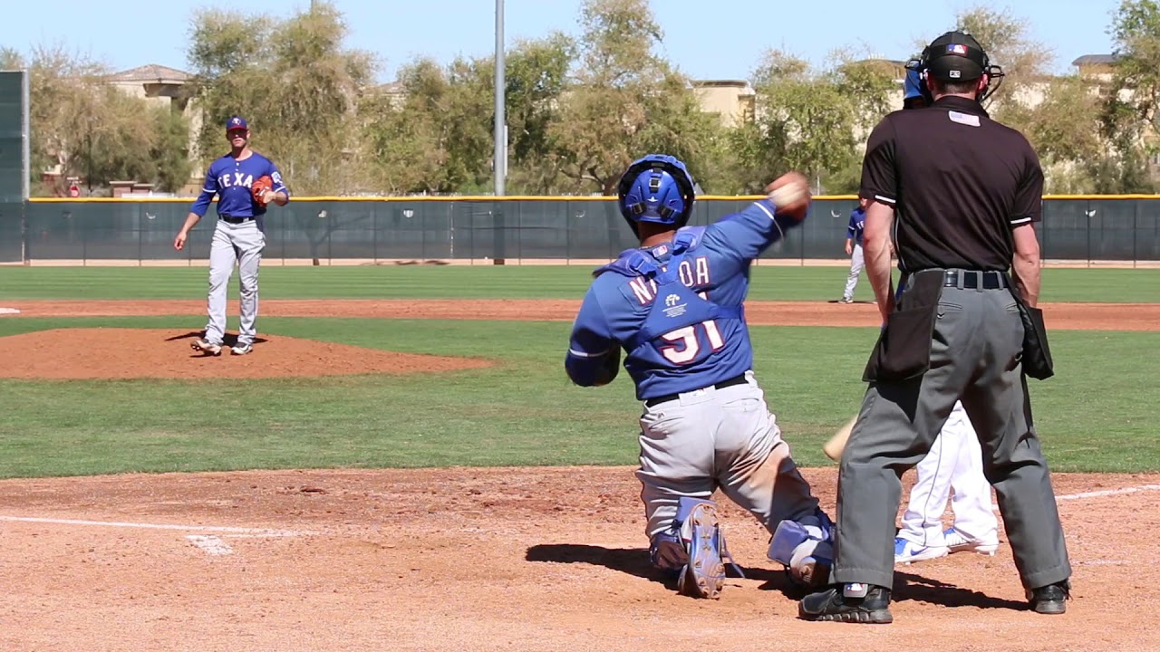 Royce Bolinger, Texas Rangers Spring Training, 20 Mar 2018 - YouTube