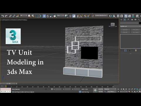 TV Unit Modeling in 3ds Max | TV Unit in 3ds Max - YouTube