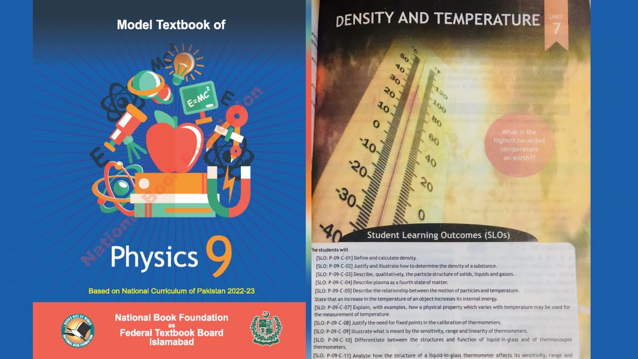 Nbf physics class 9 chap 7 Density and Temperature Long Question Part 1 ...