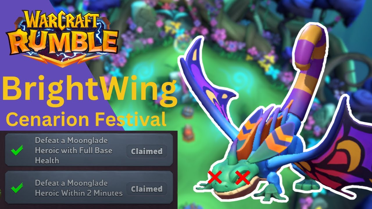 BrightWing - Cenarion Festival - Heroic challenges | Warcraft Rumble ...