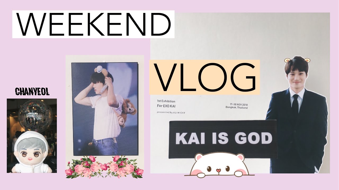 🐻 Kai Exhibition Vlog | ไปงานนิทรรศการภาพถ่ายแฟนไซต์ KAI EXO ft.CY ...