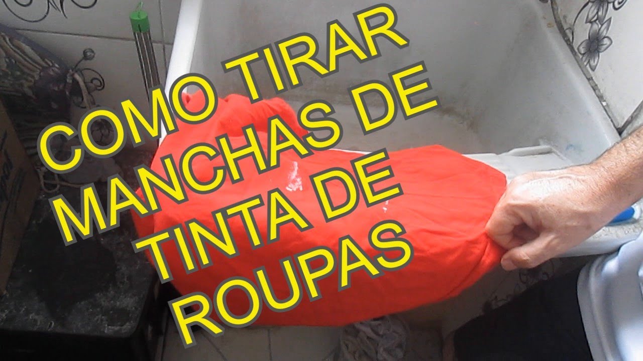 COMO TIRAR MANCHAS DE ROUPAS EM MINUTOS - YouTube