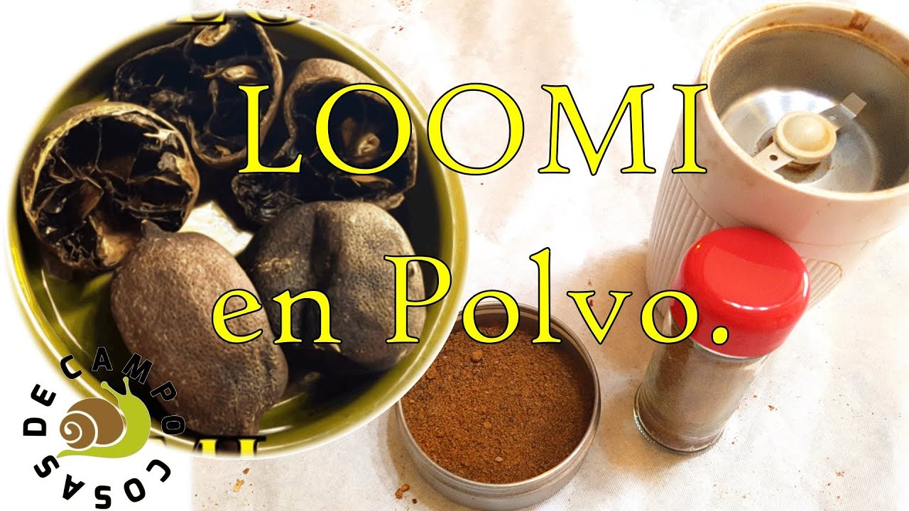 Como hacer Loomi en Polvo. (Especia Árabe) - YouTube