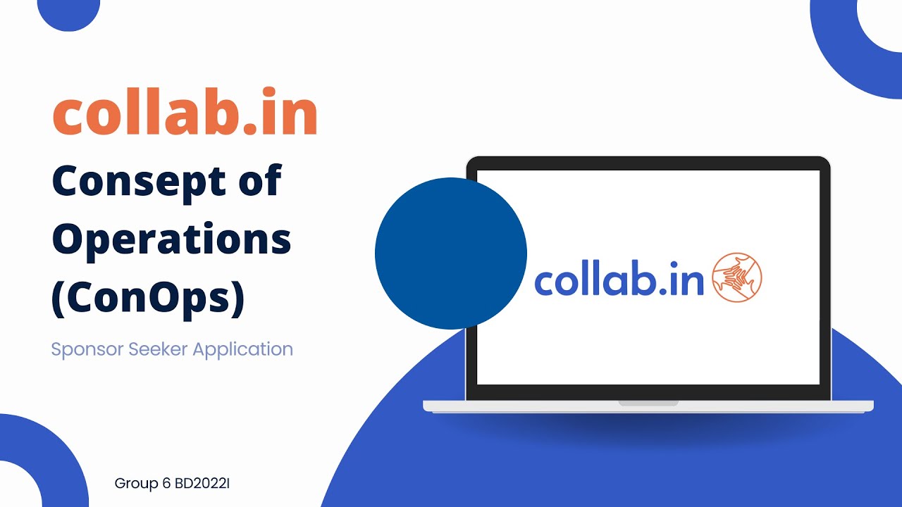 collab.in-Sponsor Seeker Application Consept of Operations (ConOps) - YouTube