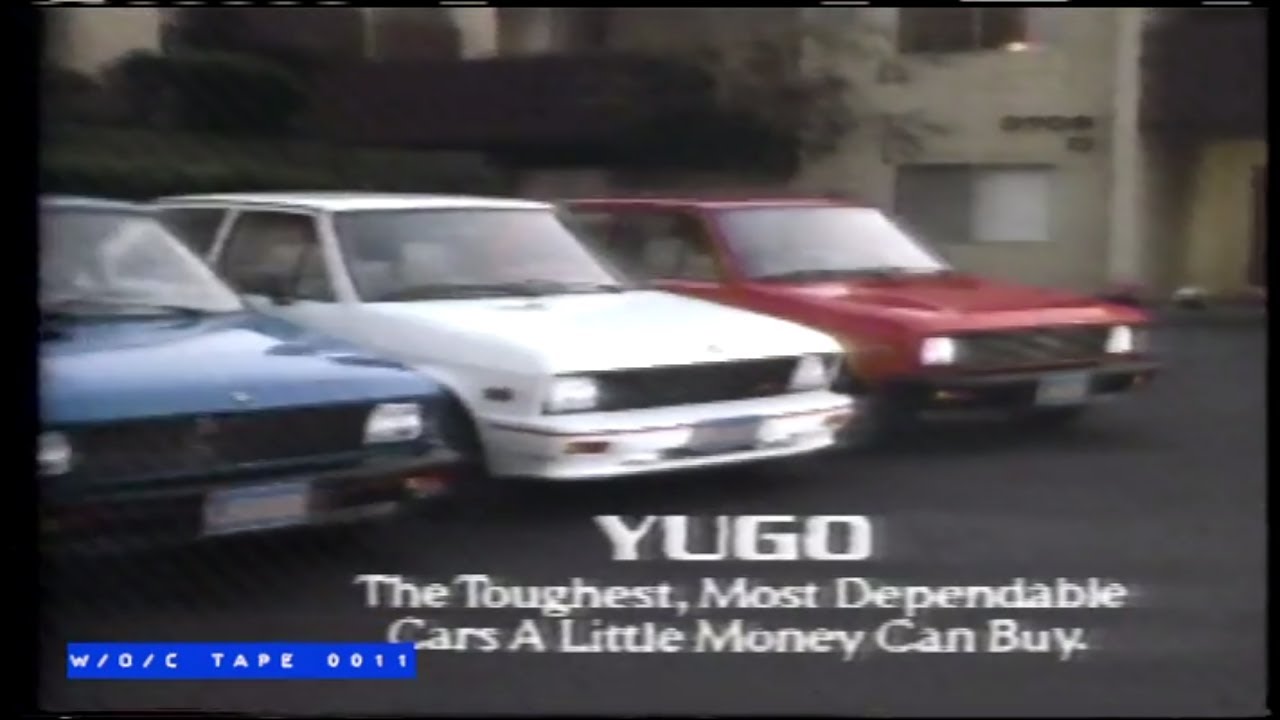 Yugo Car Commercial - 1988 - YouTube