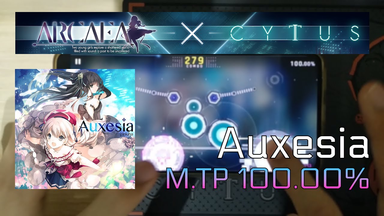 Auxesia (CHAOS 13) MAX Master M.TP100.00%!!! [Cytus II x Arcaea] - YouTube