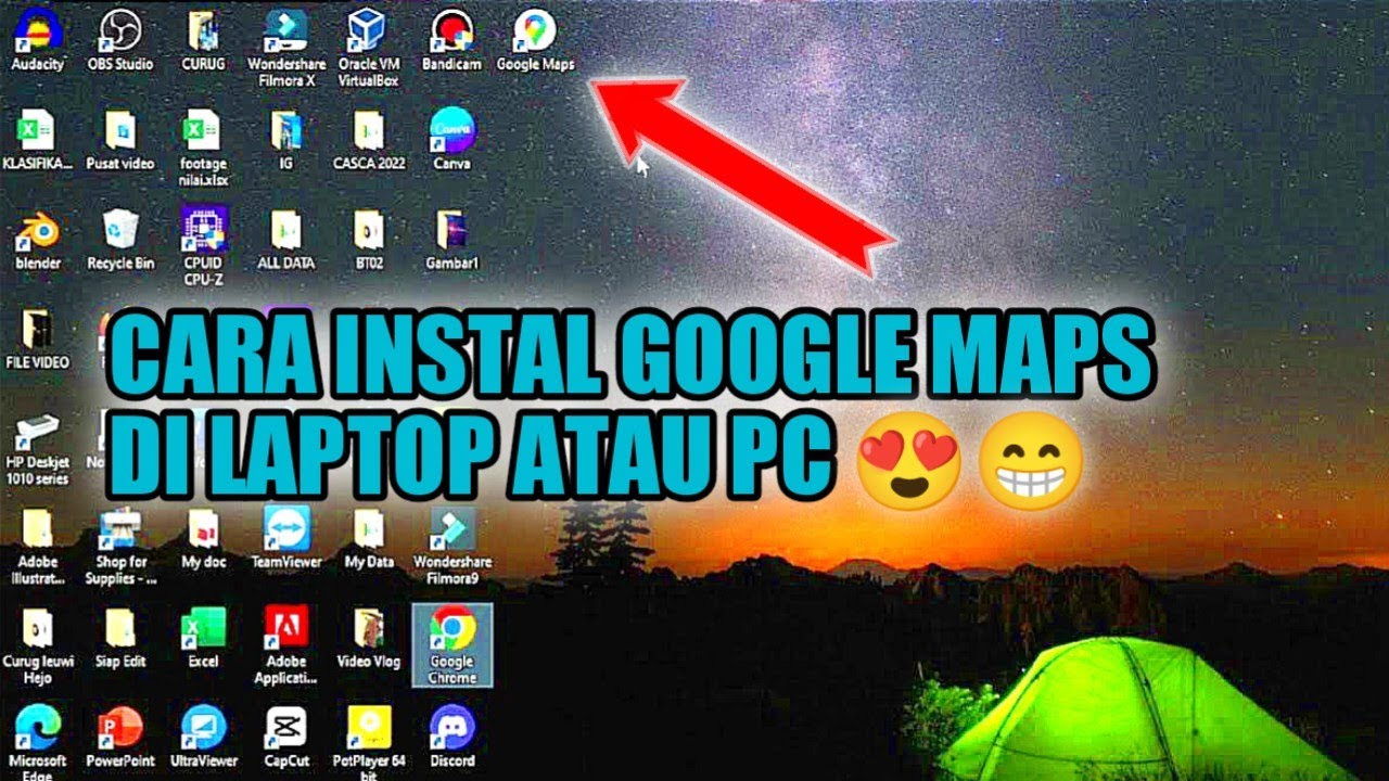 CARA INSTAL GOOGLE MAPS DI LAPTOP ATAU PC - YouTube