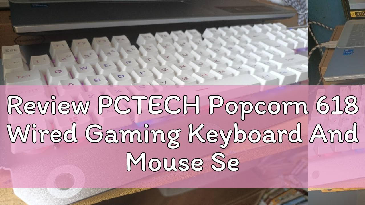 Review PCTECH Popcorn 618 Wired Gaming Keyboard And Mouse Set 16 ...