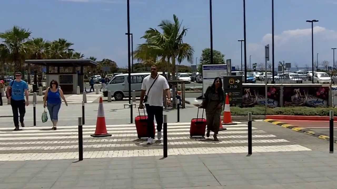 Paphos Airport (PFO) terminal - YouTube