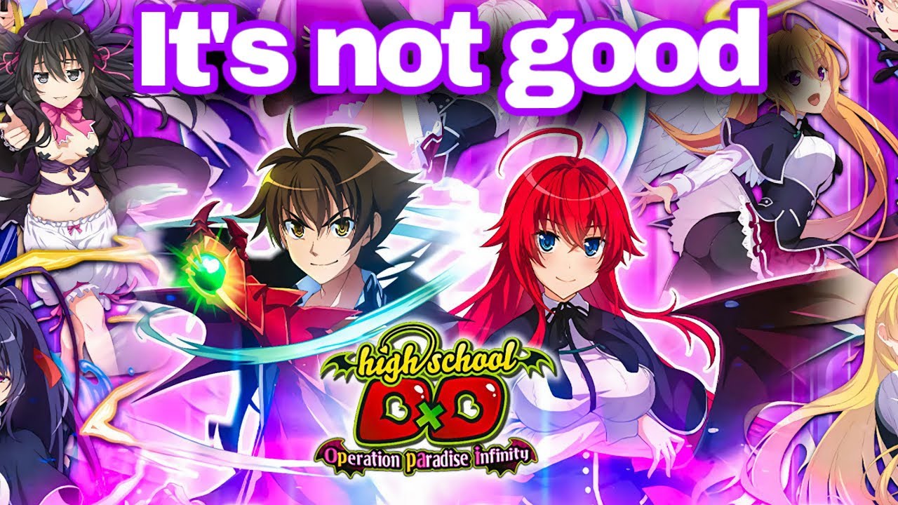 I Finally Played the New High School DxD Game - YouTube