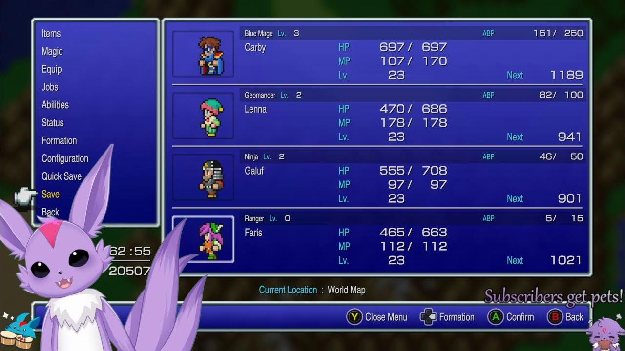 IMPROMPTU FF5 STREAM [Carbuncle Vtuber] - YouTube