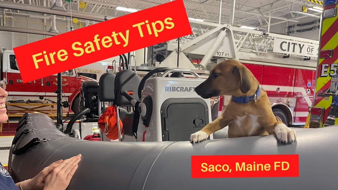Saco Fire Department- Winter Safety Tips - YouTube