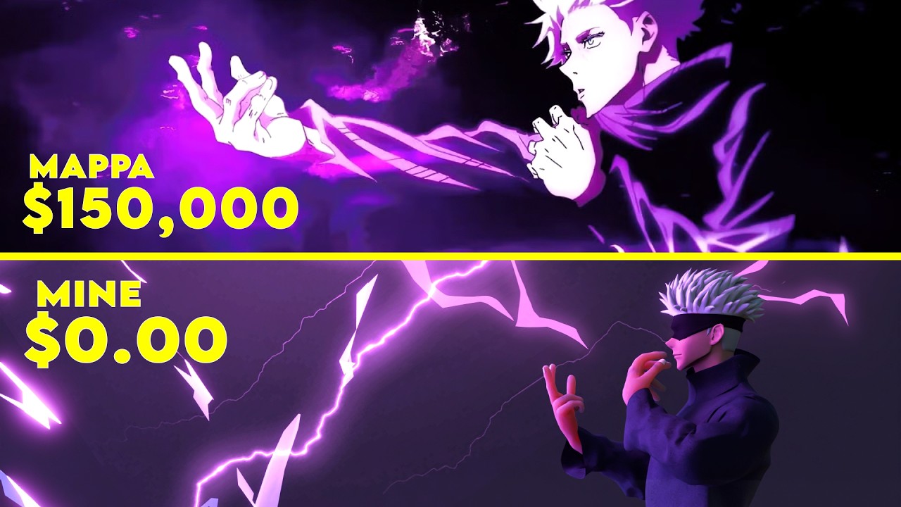 I Created Gojo Live Action | Using Free Software With $0 Budget - YouTube