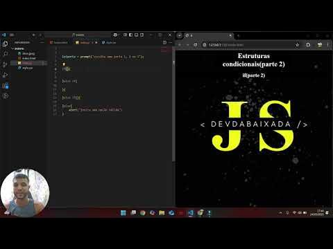 Estrutura condicional if no JavaScript(parte 2) - YouTube