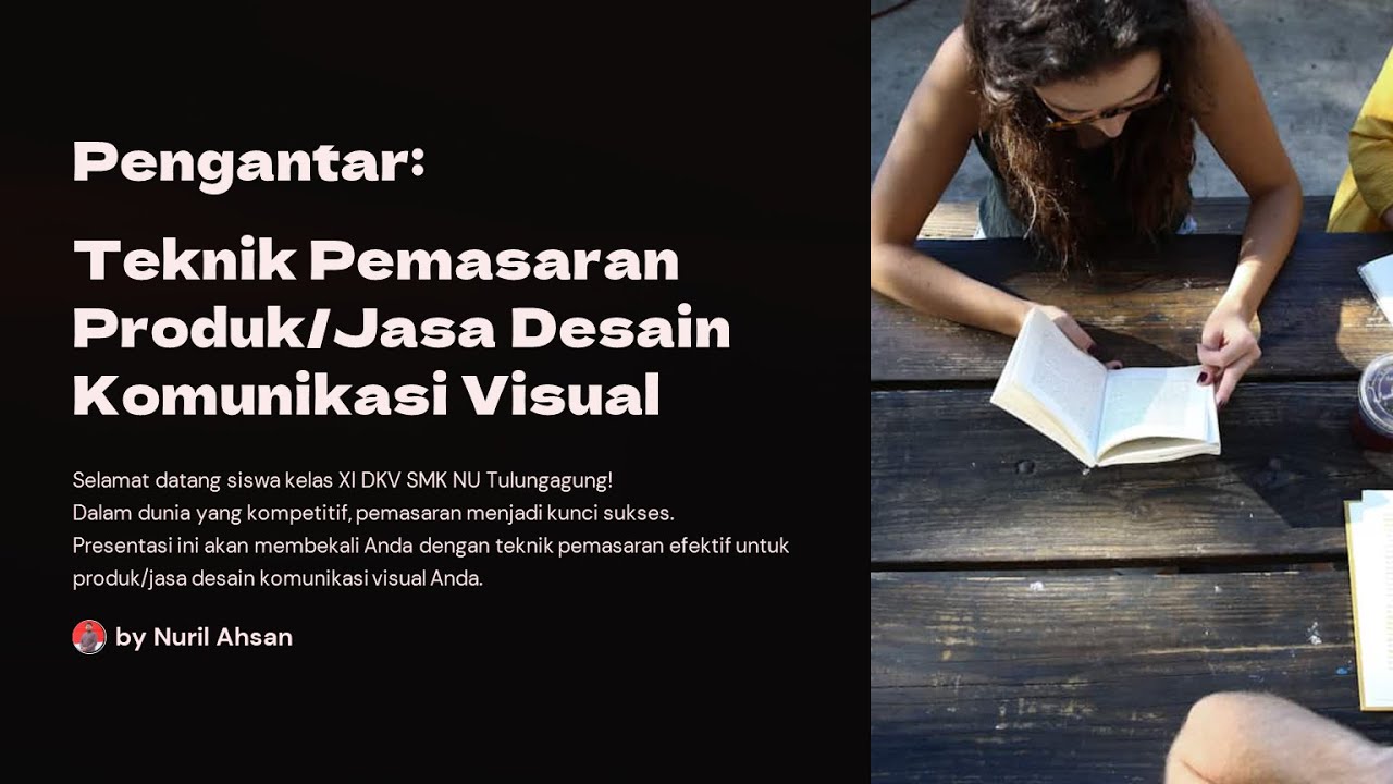 PKWU XI DKV - PEMASARAN PRODUK DAN JASA DESAIN KOMUNIKASI VISUAL - YouTube