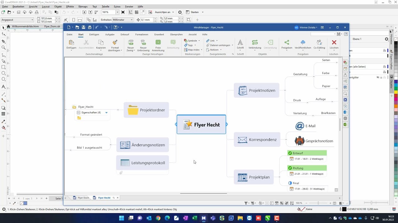 CorelDRAW & Corel DESIGNER ergänzt mit FileLinker Enterprise und ...
