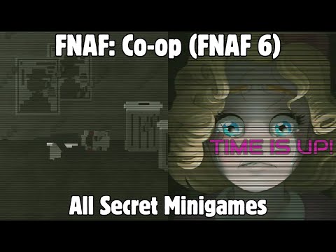 Roblox FNAF: Co-op (FNAF 6) - All Secret Minigames