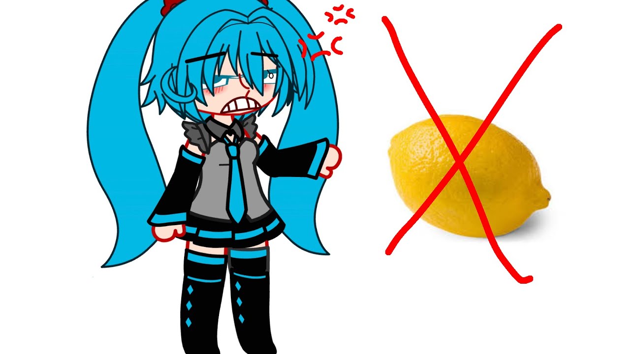 Miku eats a lemon🍋 - YouTube