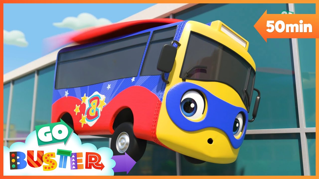 Super Hero Buster Saves the Day! | Go Buster - Bus Cartoons & Kids ...