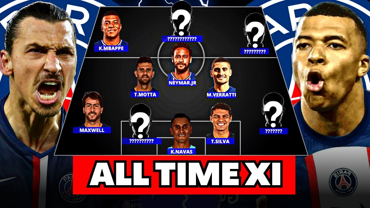 MY ALL TIME PSG LINEUP 🔴🔵 - YouTube