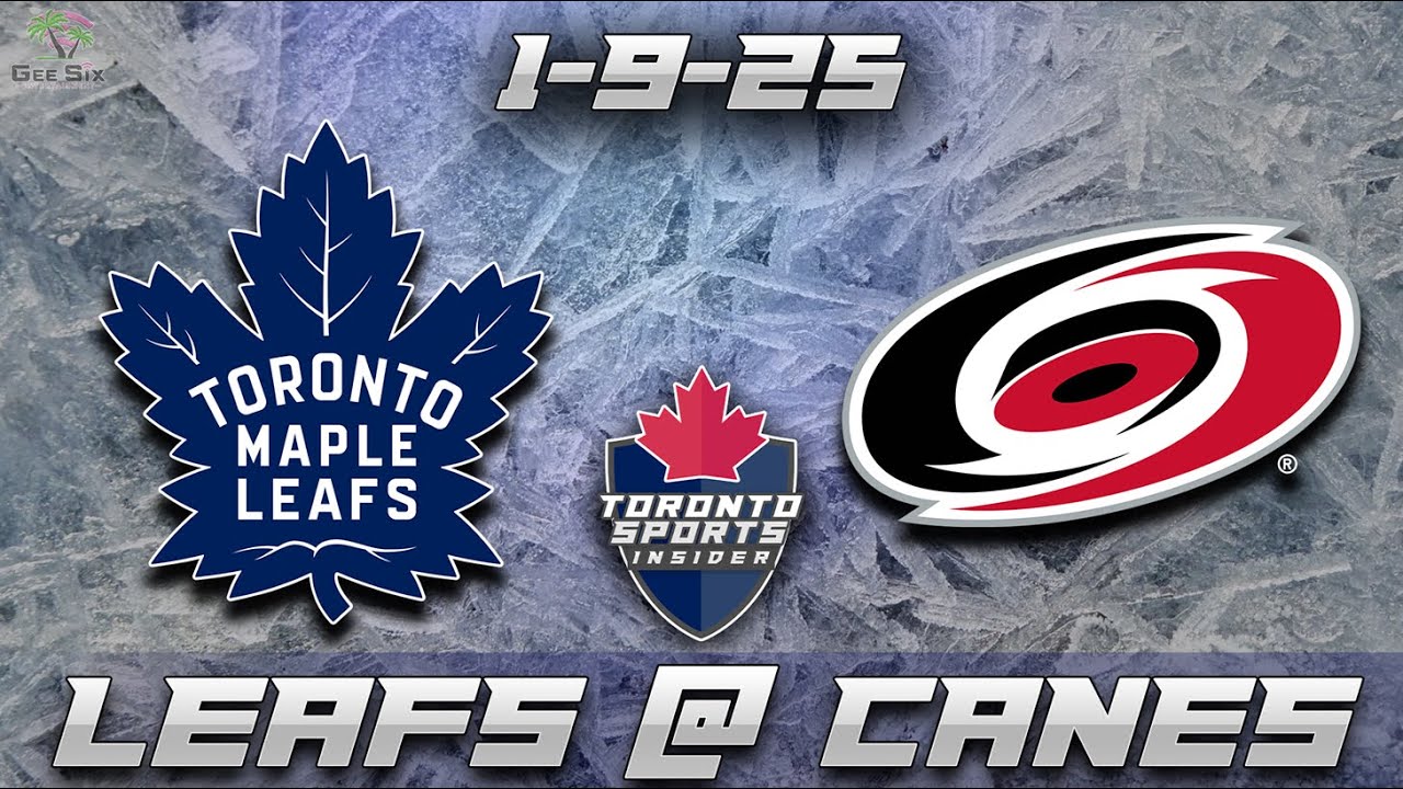 1-9-25 Toronto Maple Leafs vs Carolina Hurricanes Game Audio | NHL LIVE ...