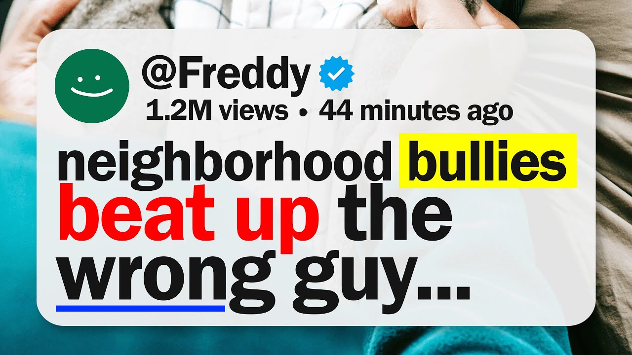 neighborhood bullies pick up on the wrong guy... (son of a war veteran ...