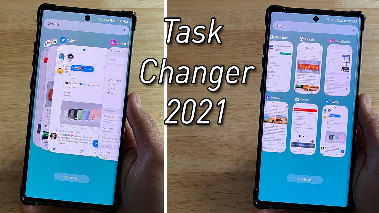 Task Changer 2021 Update Demonstration / Samsung Good Lock - YouTube
