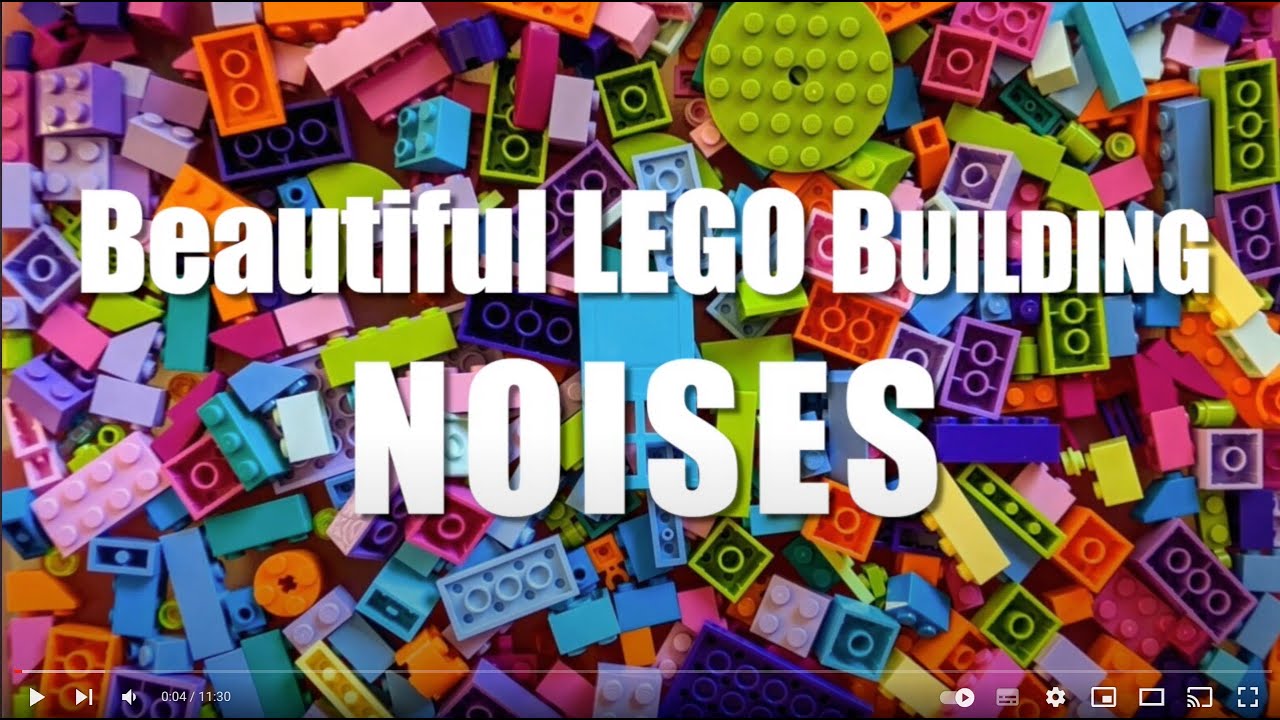 LEGO Building Noises | White Noise | ASMR - YouTube