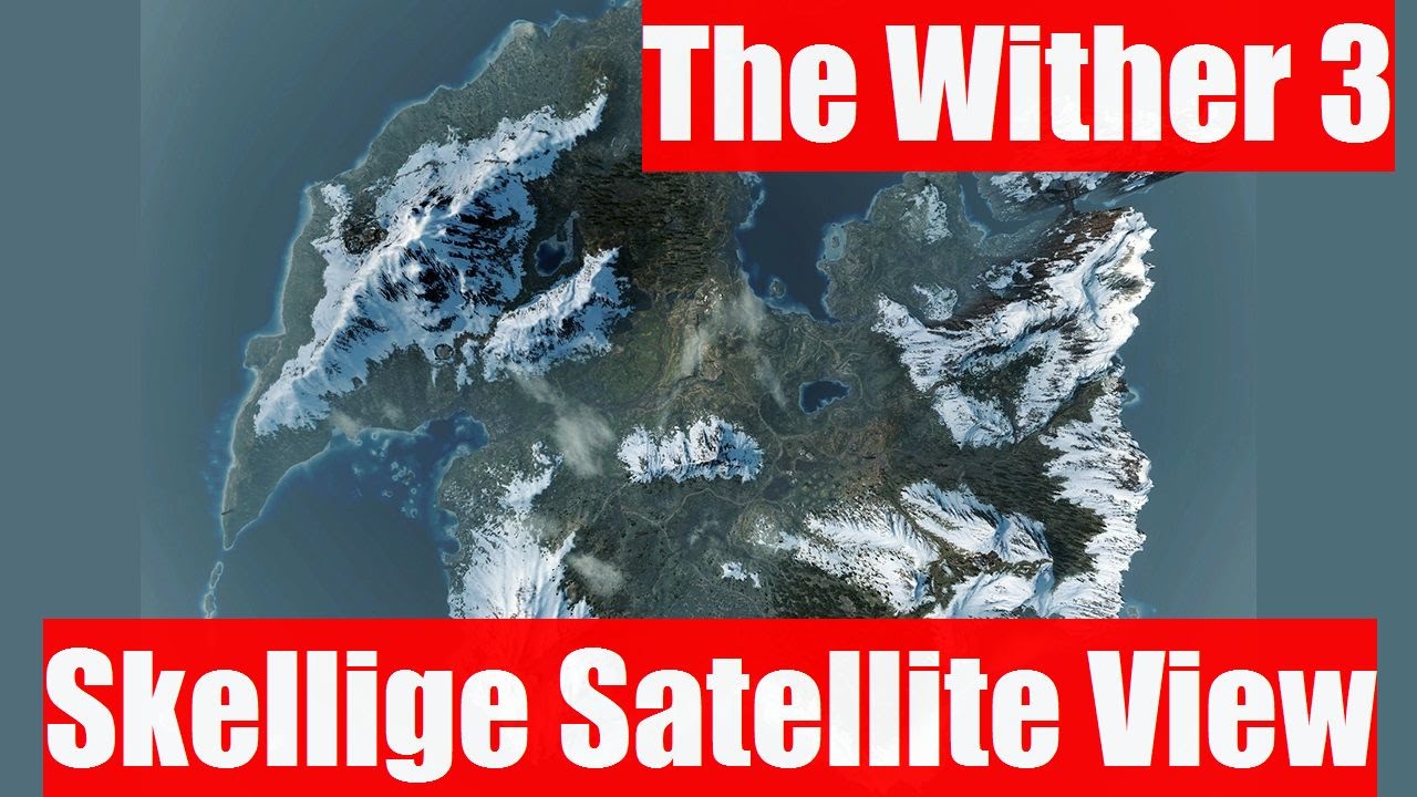 🎮 Skellige Aerial View - Satellite POV - The Witcher 3 - YouTube