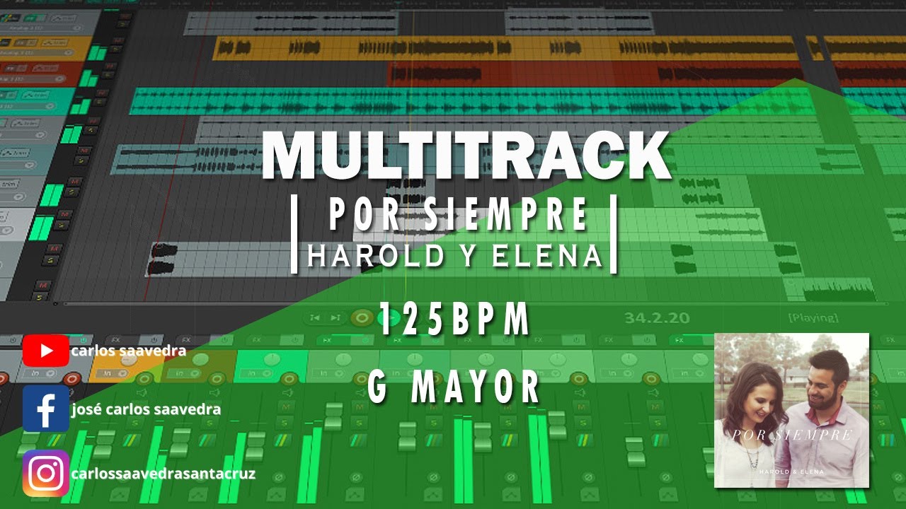 Por Siempre - Harold y Elena (SECUENCIA / MULTITRACK) - YouTube
