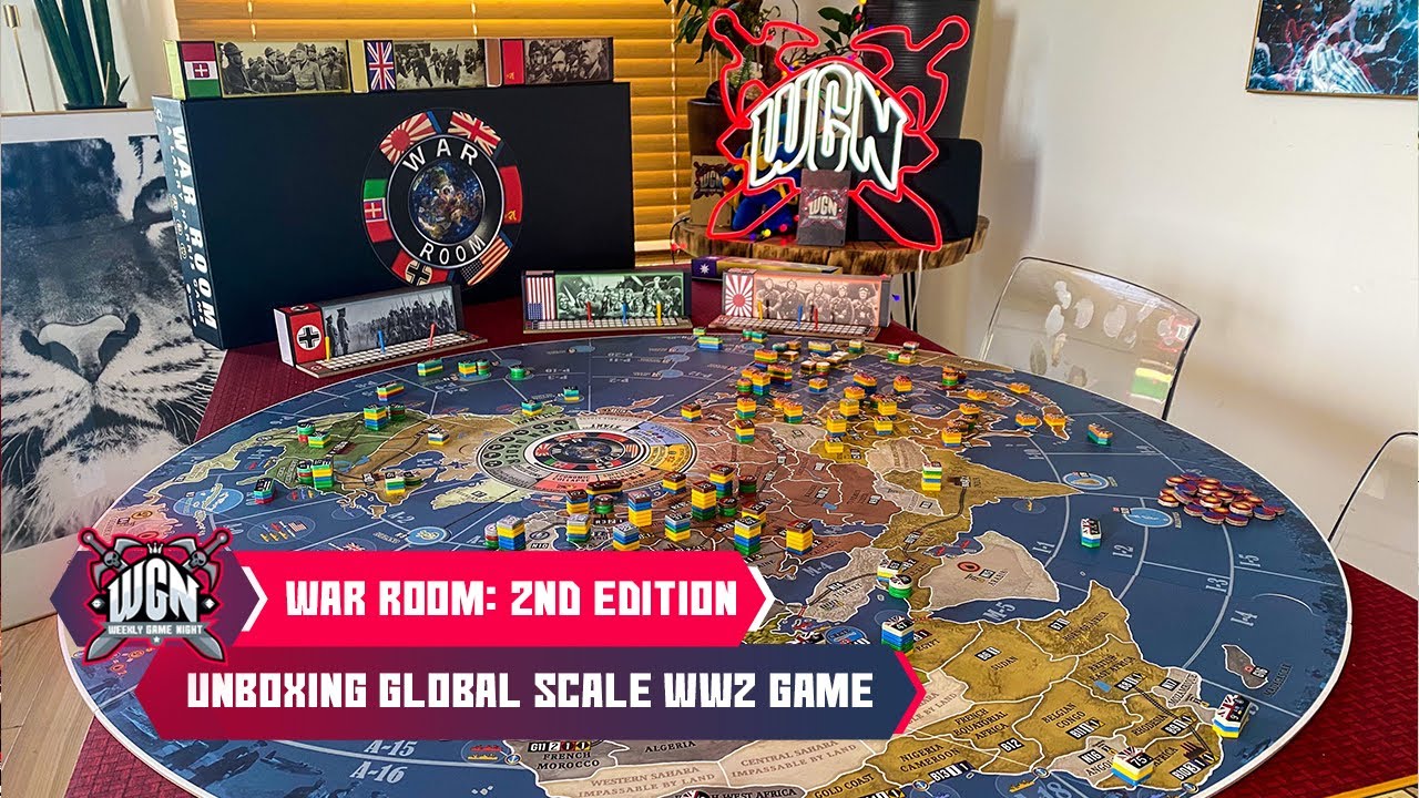 War Room - unboxing global scale strategy board game - YouTube