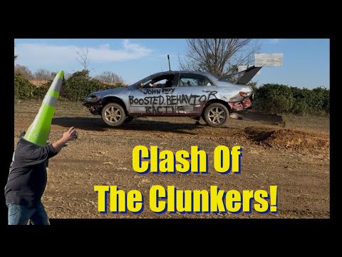 Insane fun with Junk car races! @MADSAMPLES @RecycledRacing @727motorsports @BrutustheSquarebody 